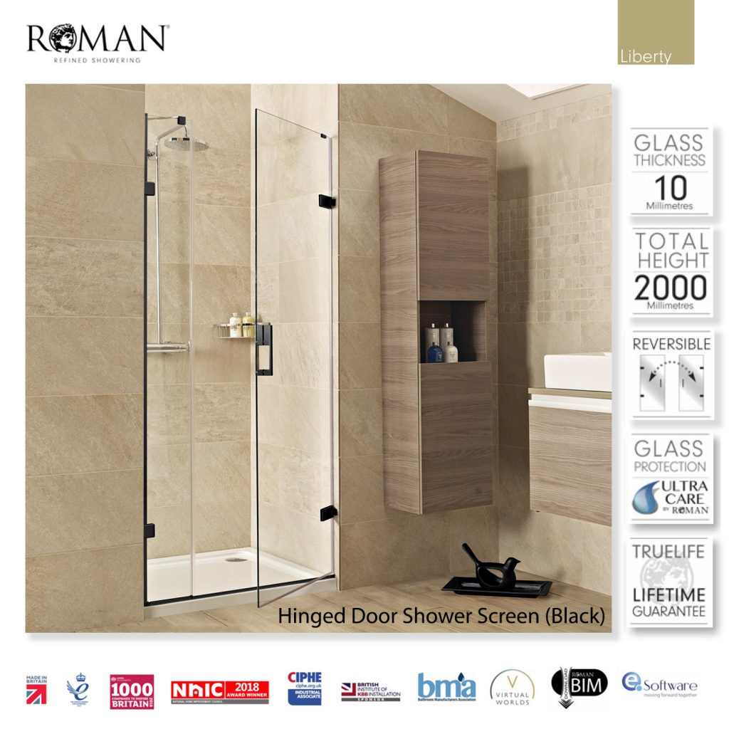 ROMAN Hinged Door + Single Panel - Lian Ann Online Eshop