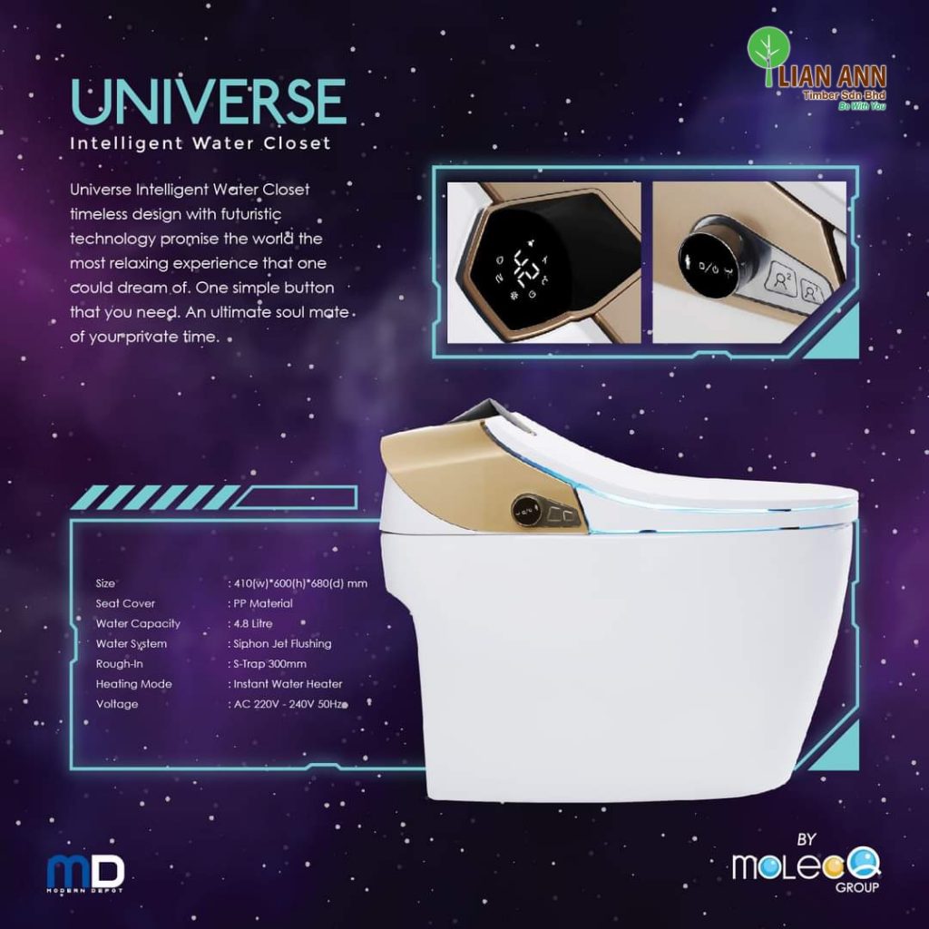 MD Intelligent Water Closet Universe - Lian Ann Online Eshop
